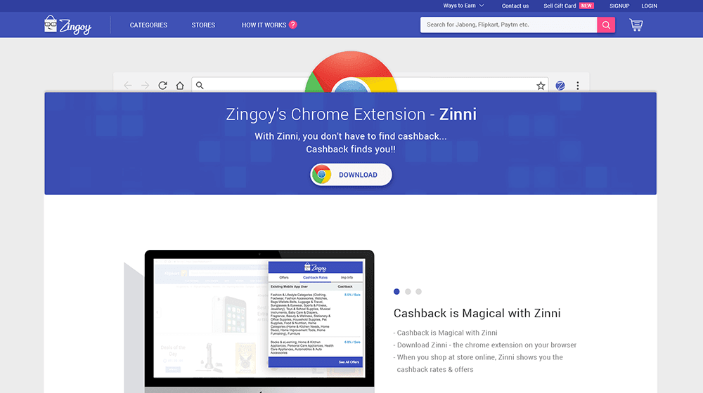 Zingoy Chrome Extension